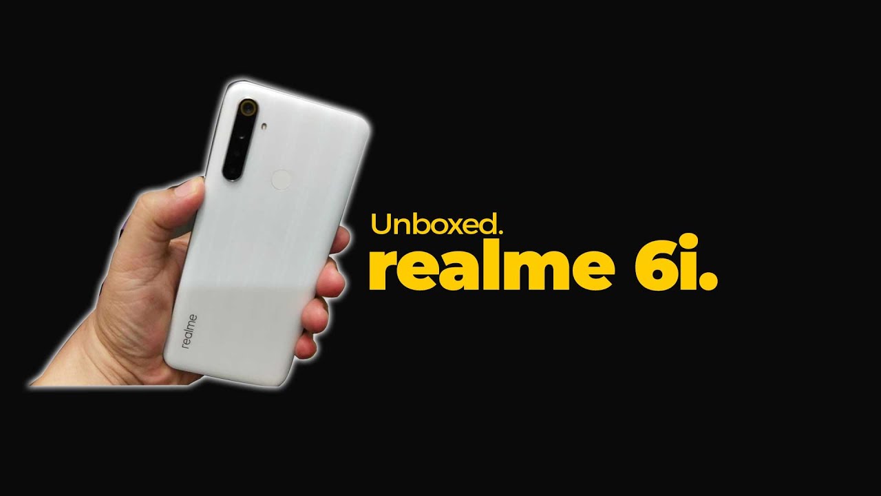 realme 6i: unboxing, sample photos and video - YouTube