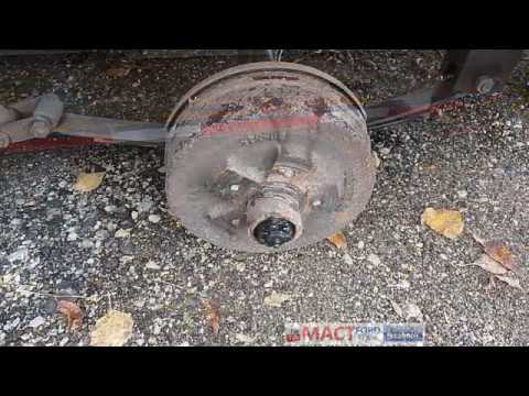 Trailer tire falling off and hitting hub with car 11 oct 2017 - YouTube