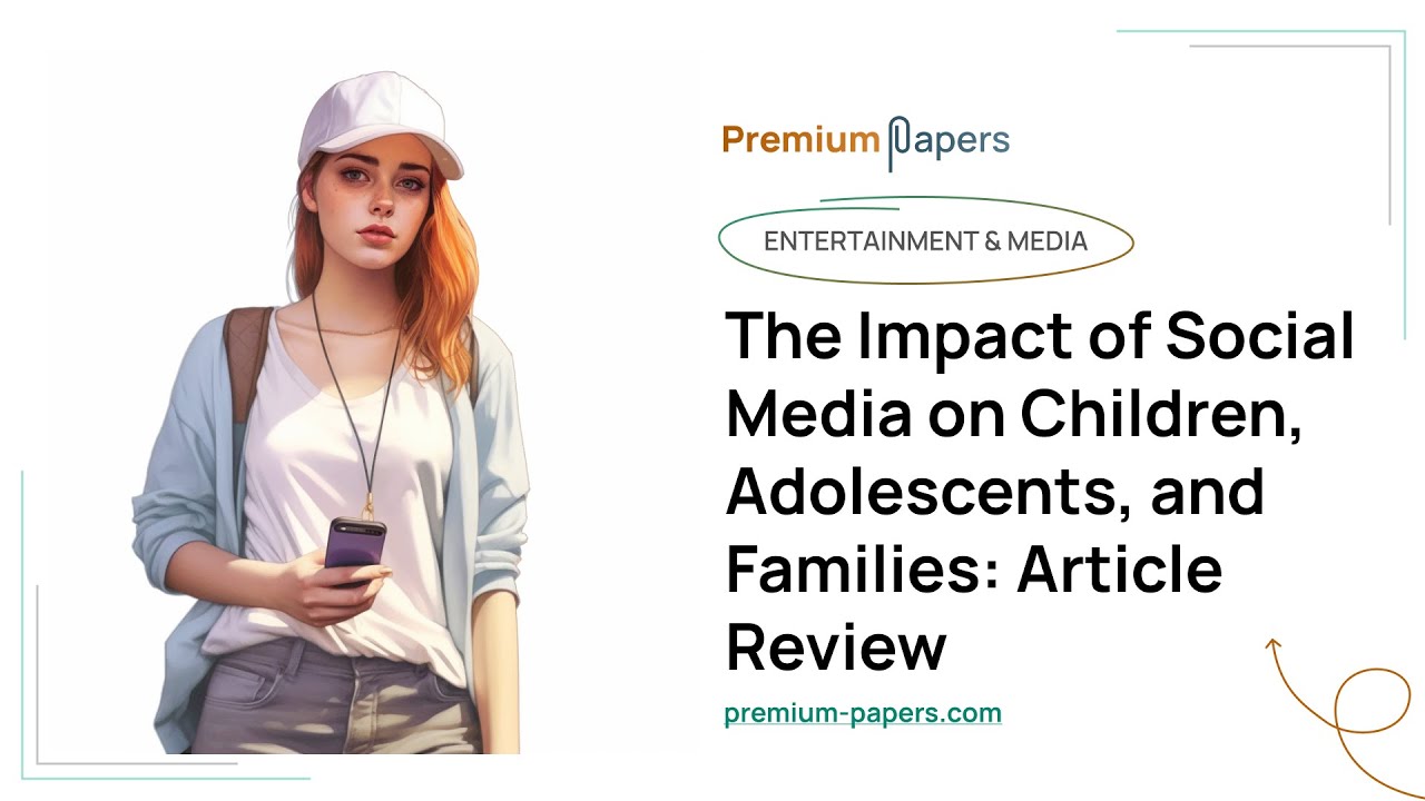 The Impact of Social Media on Children, Adolescents, and Families ...
