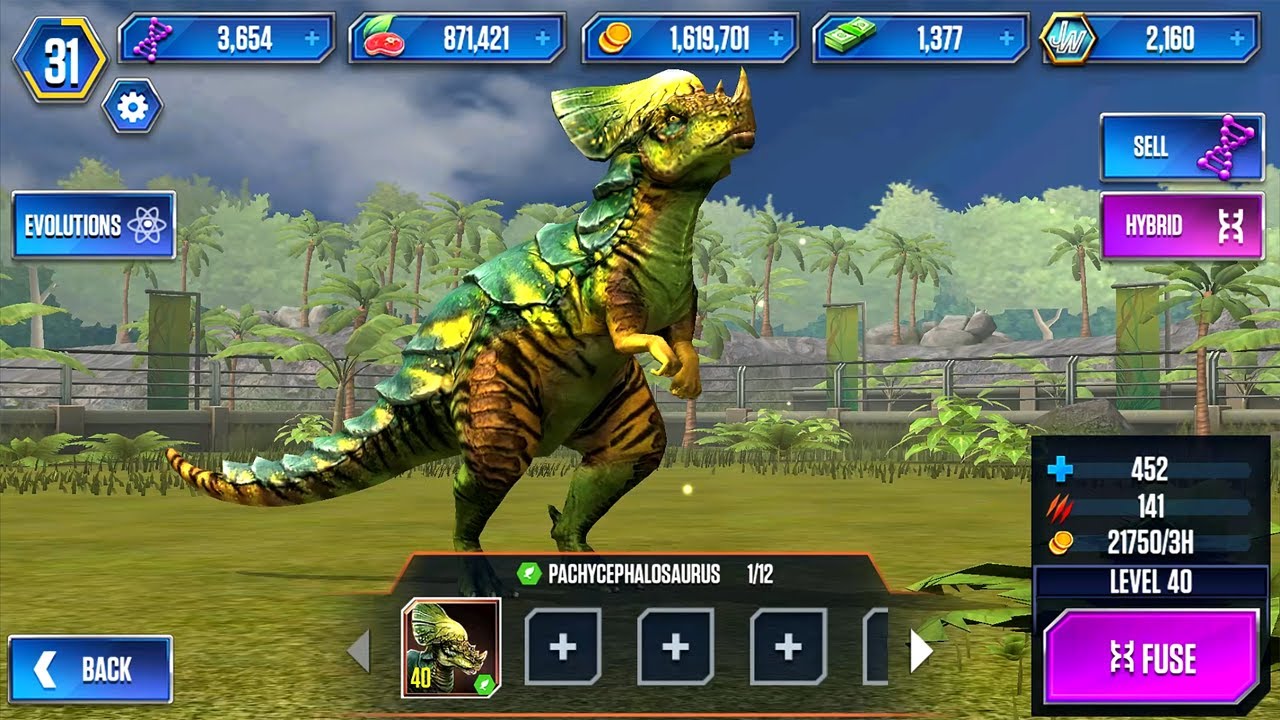 Pachycephalosaurus Jurassic Park Builder 35 Good 'Jurassic Park' Video