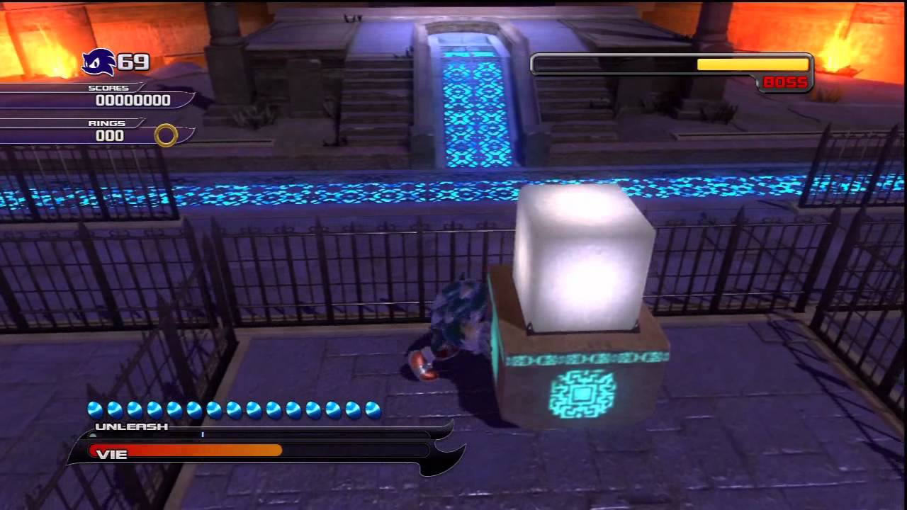 Sonic Unleashed - Shamar : BOSS : Dark Guardian (Nuit) - YouTube