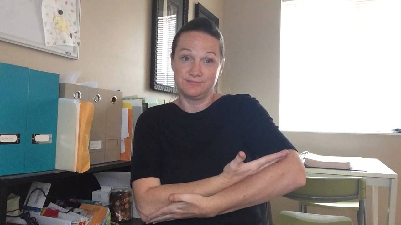 ASL Signs for family and basic school related words - YouTube