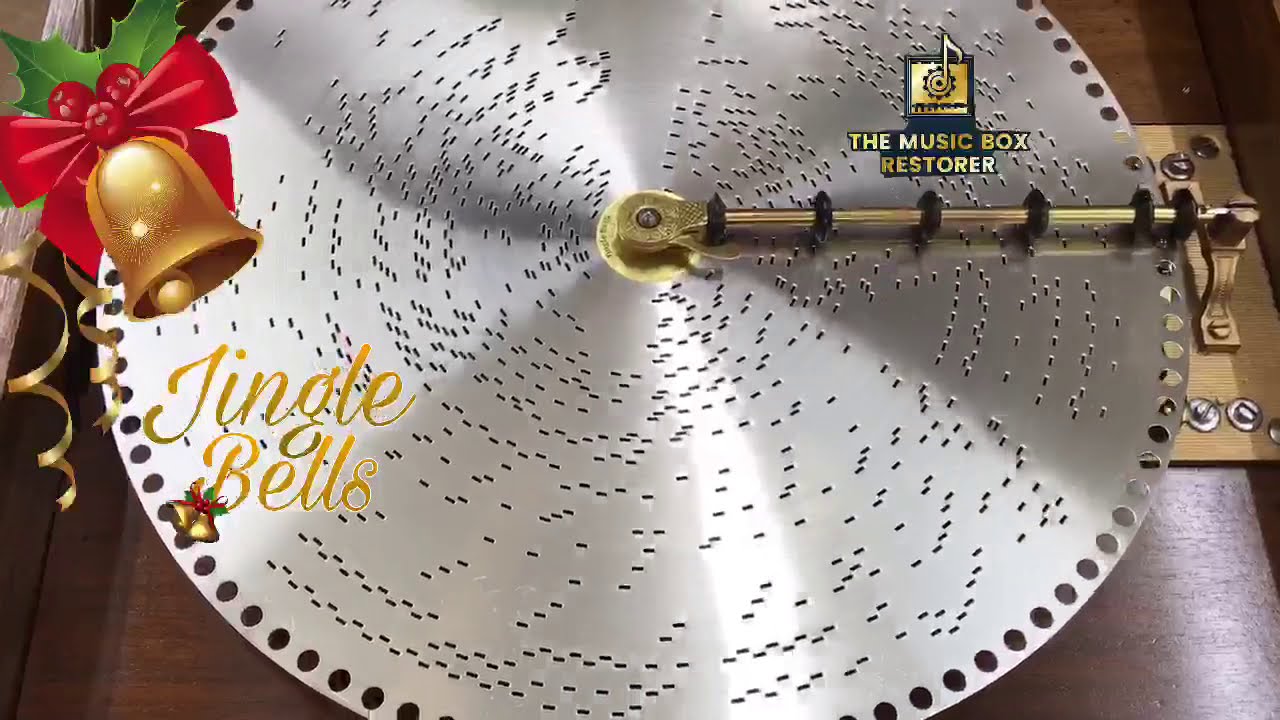 Jingle Bells performed on an Antique Musical Box Christmas Music - YouTube