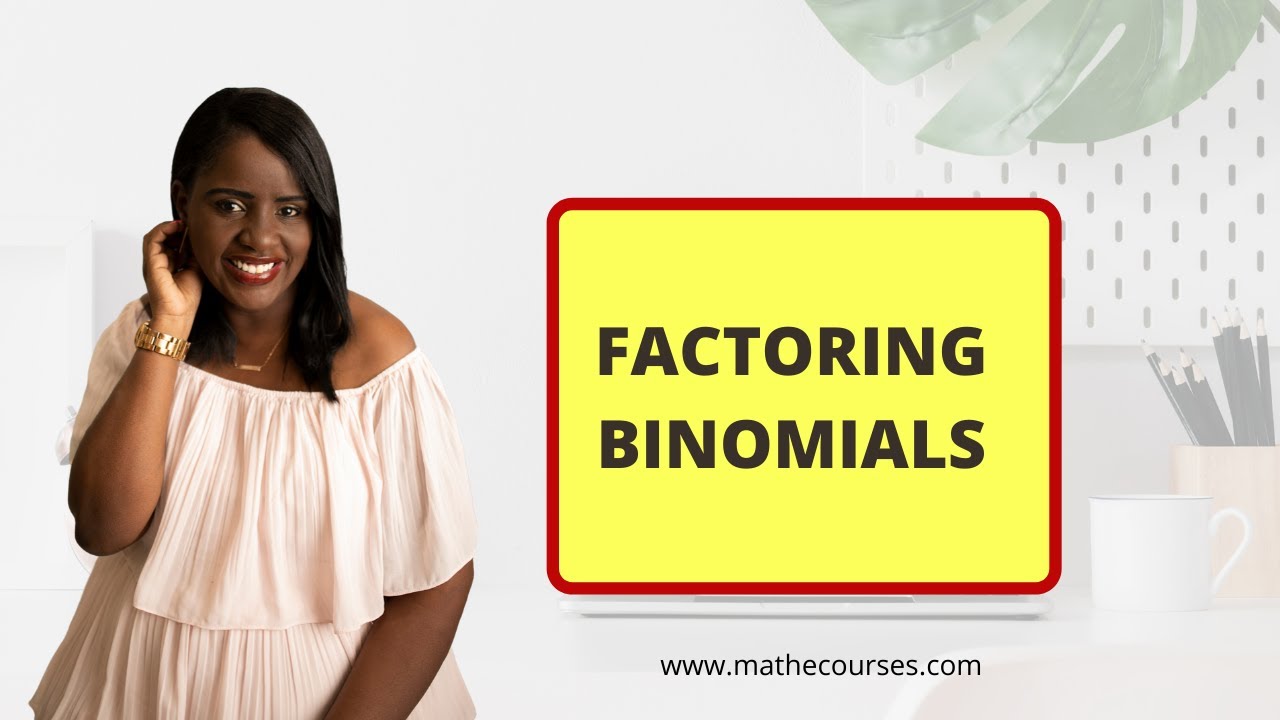 Factoring Binomials with Exponents: A difference of two squares. - YouTube