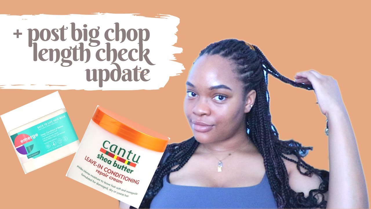 Products I Use on My Natural Hair | big chop length check! - YouTube