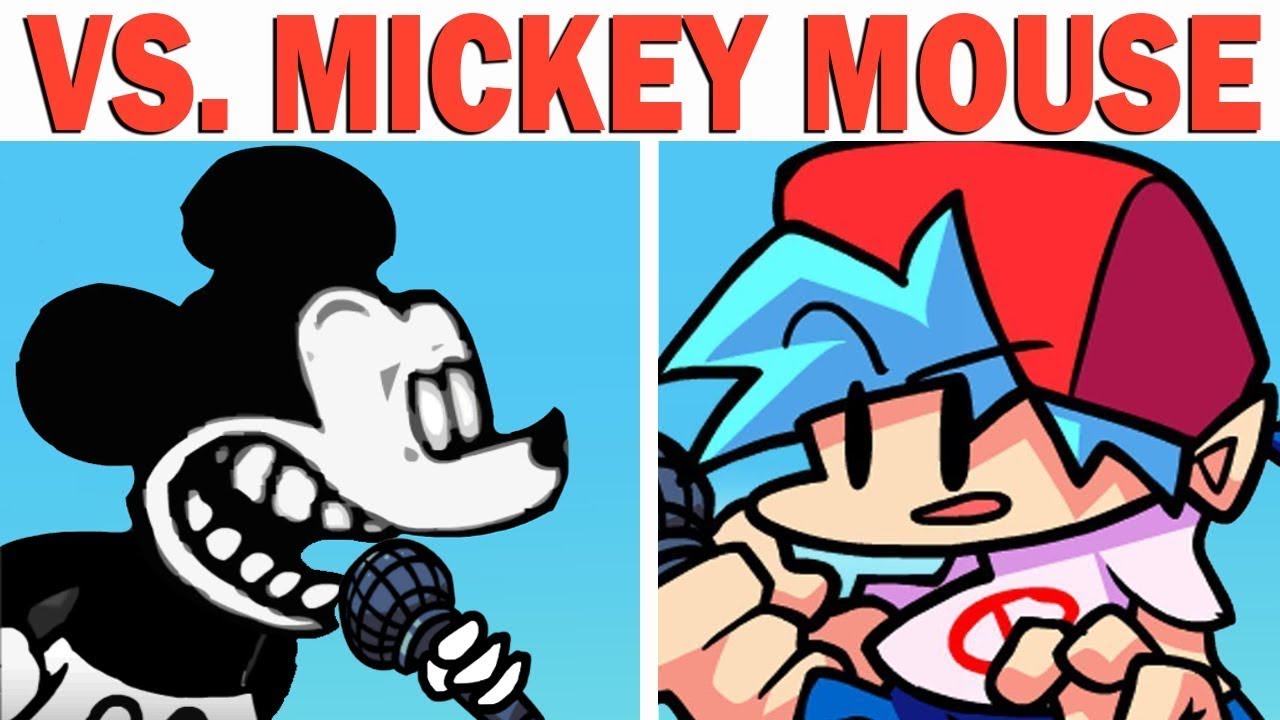 Friday Night Funkin' VS Mickey Mouse FNF Mod Sunday Night Suicide ...