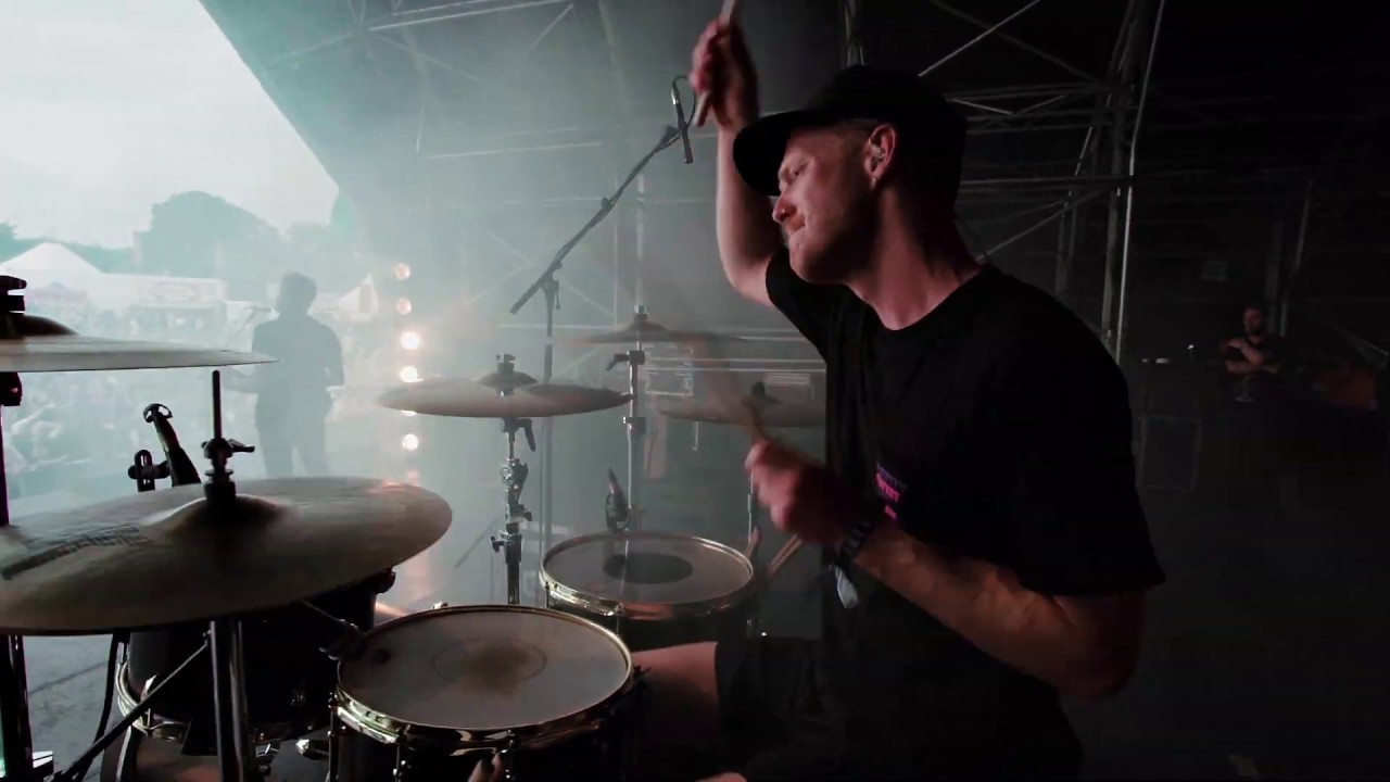 SJC Custom Drums - Luke Ellis of Muncie Girls - 2000 Trees Festival ...