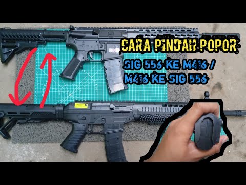 Cara pindah popor sig 556 ke M416 / M416 ke sig 556 - YouTube