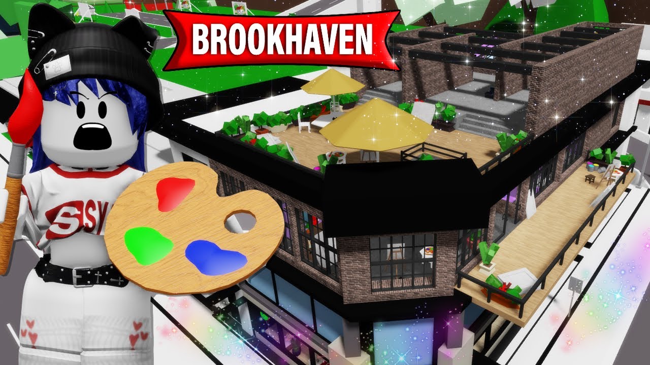 Brookhaven มีอพาร์ทเม้นท์ศิลปินวาดรูป สวยหรูมาก! | Roblox 🏡 Artist ...