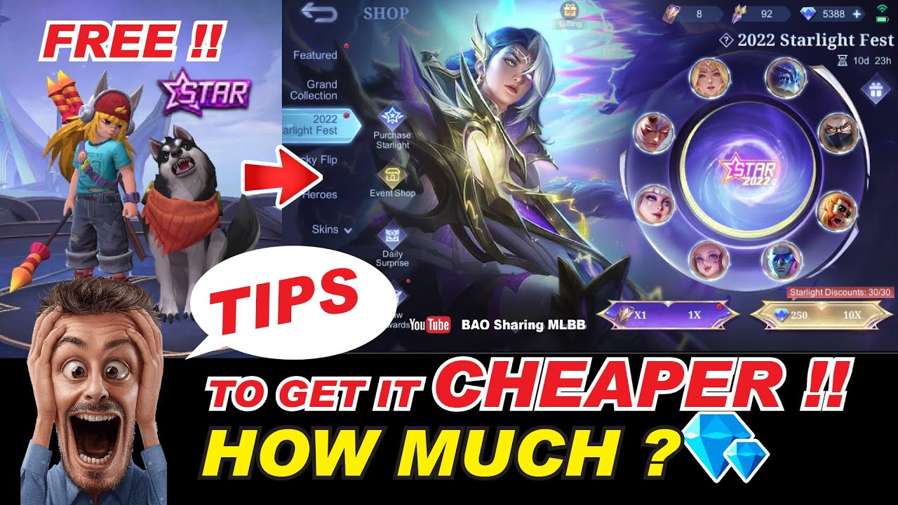 FREE Starlight Skin !! TIPS to get LOWER PRICCE for Lesley Annual ...