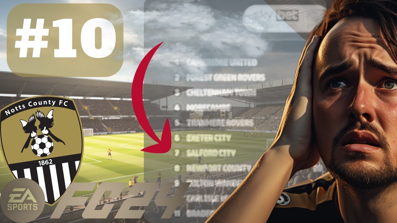 #10 A QUEDA DO NOTTS COUNTY | EA FC 24 - YouTube