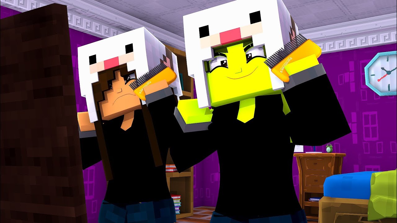 24 Horas Imitando Minha Namorada No Minecraft Youtube