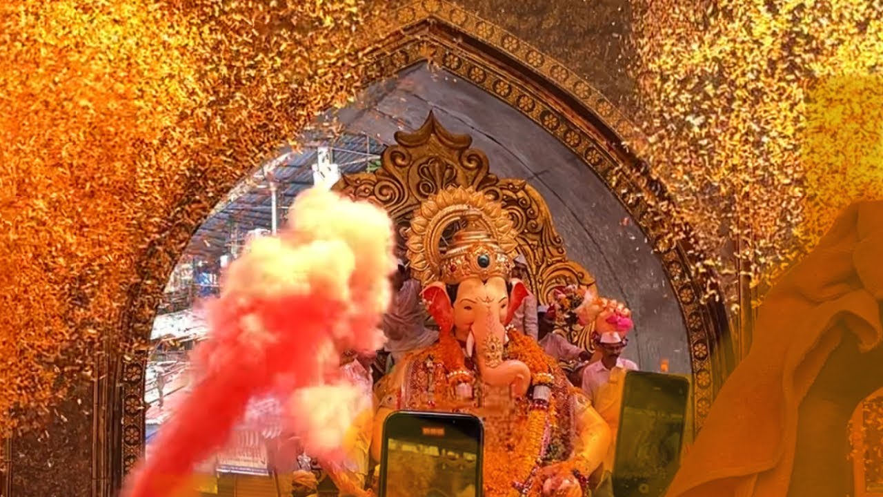 Lalbaugcha Raja 2023 Live Visarjan Sohala Main Gate | विसर्जन सोहळा ...