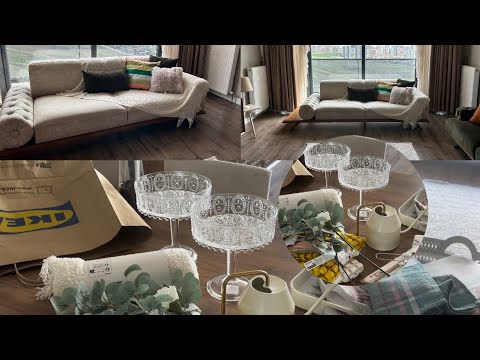 Alışverişden neler aldım | salon dekorasyonum | günlük vlog #vlog #dekor #alışveriş #temizlik #düzen
