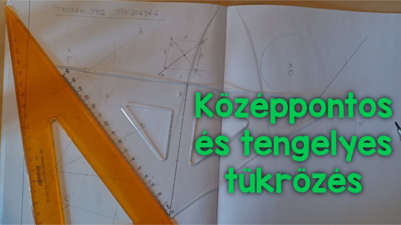 Középpontos és tengelyes tükrözés | Geometria egyszerűen - YouTube