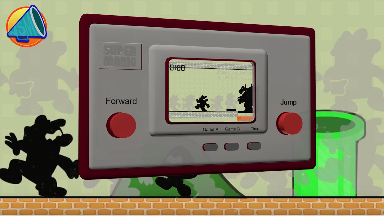 What if Super Mario was a LCD Game? - YouTube