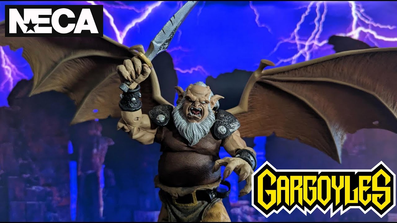 Neca Gargoyles Hudson Unboxing and Review of the 90's Disney Cartoon ...