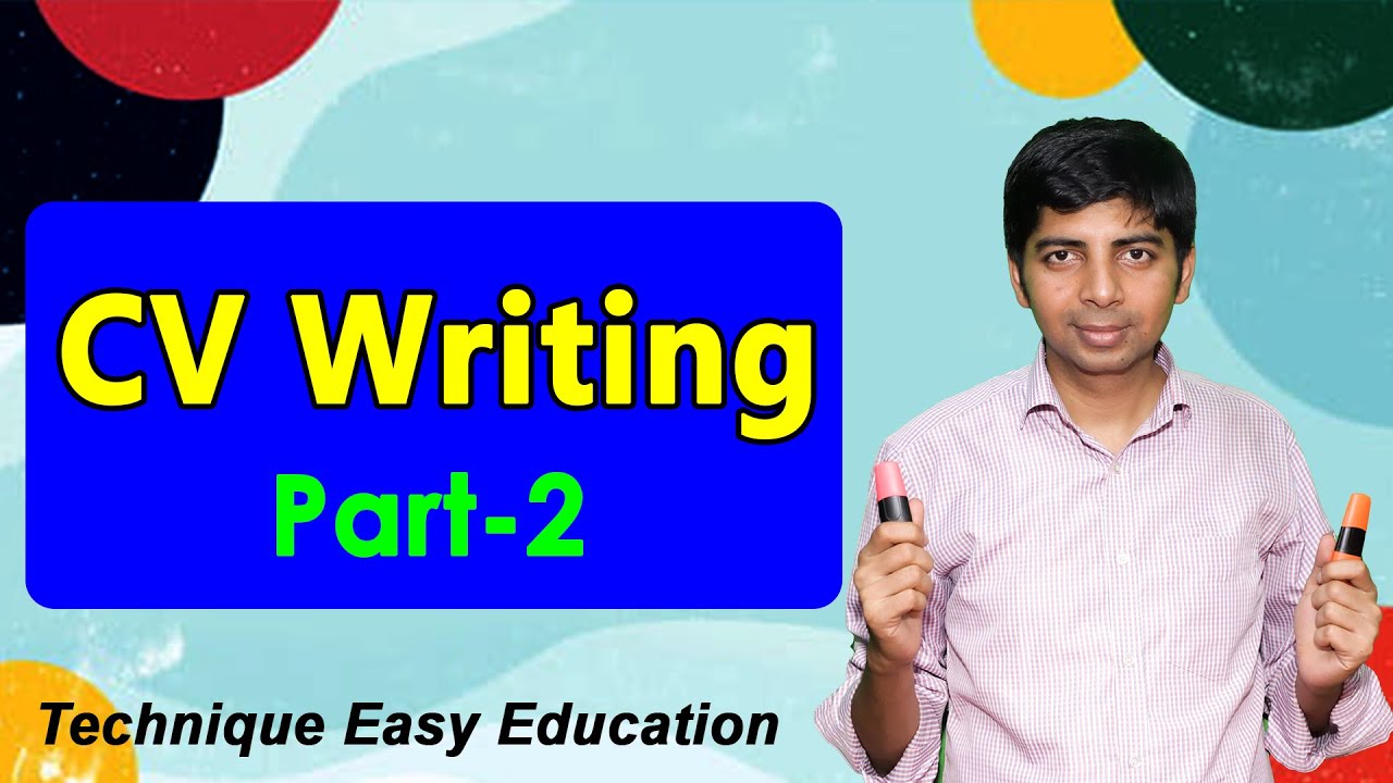 CV Writing | Part-2 | English 2nd Paper | Nine Ten English Grammar ...