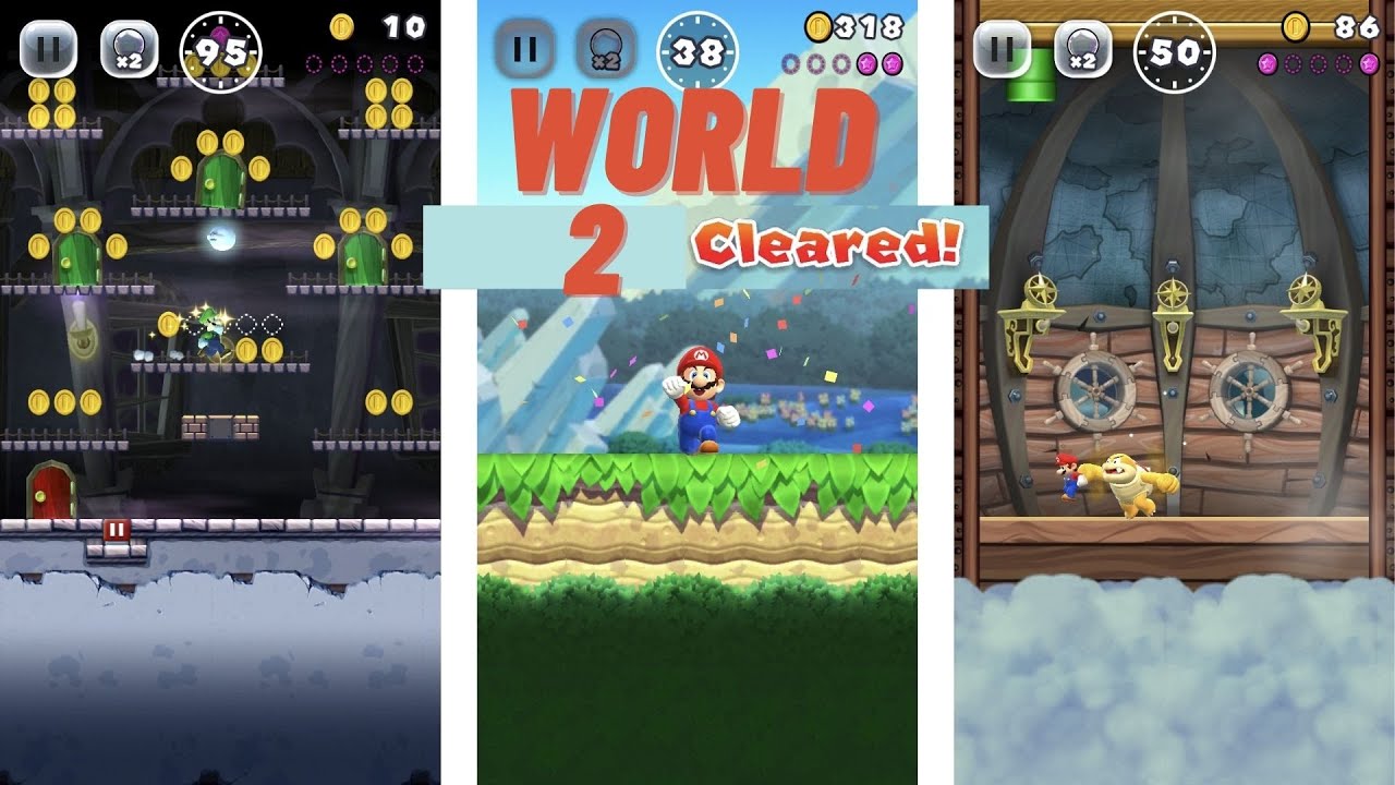 World 2!-Super Mario Run! Gameplay Part 3 - YouTube