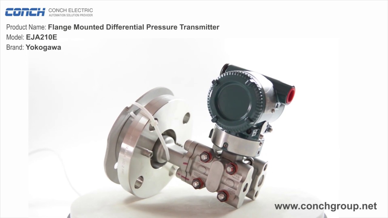 YOKOGAWA EJA210E Flange Mounted Differential Pressure Transmitter - YouTube