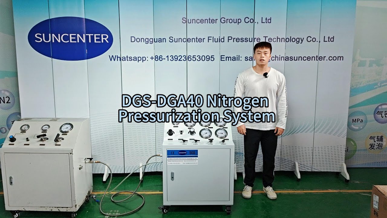 Suncenter High Pressure Nitrogen Booster System - YouTube