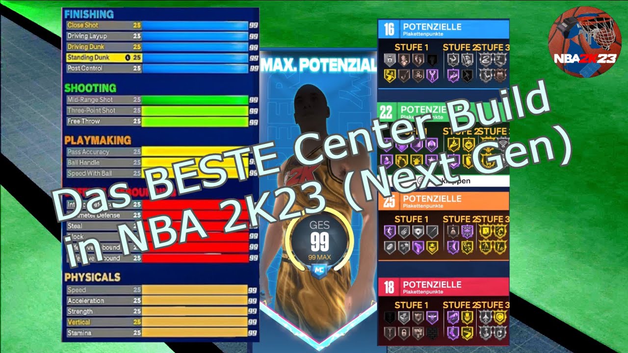 Das BESTE Center Build in NBA 2K23! ( Next Gen ) - NBA 2K23 Tipps und ...