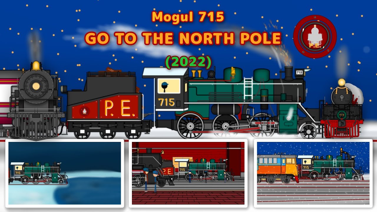 รถจักรไอน้ำไทย Polar express Mogul 715(C56) : Go to the North Pole [2022] - YouTube
