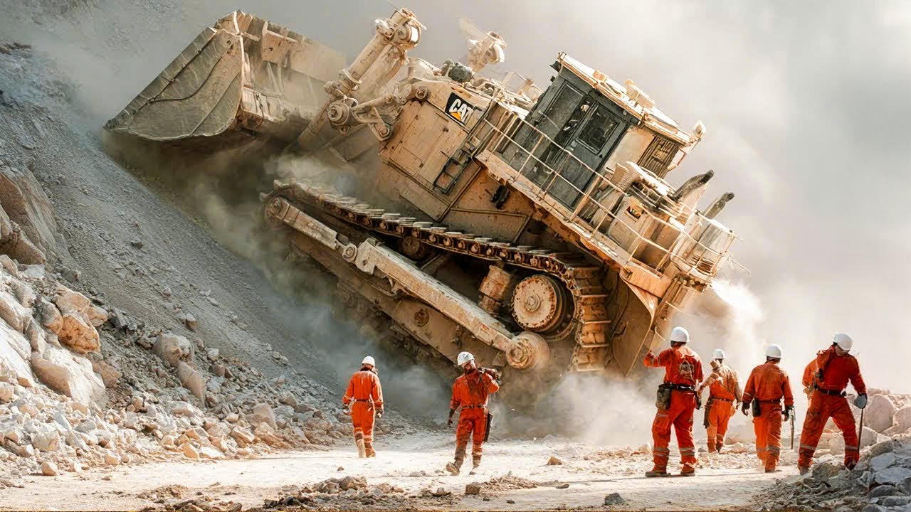Extreme Dangerous Bulldozer Operator Skills | Heavy Equipment Fails #1 ...