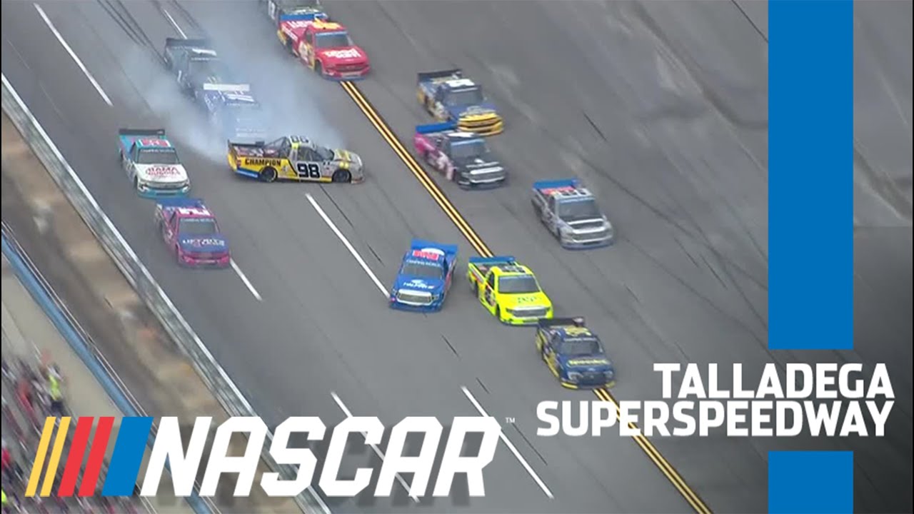 Several playoff drivers caught in second massive wreck at Talladega ...