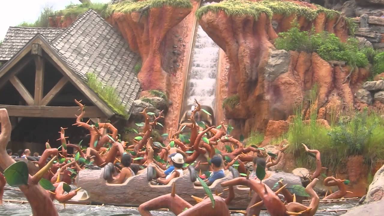 Splash Mountain big drop - Disney World, Orlando, Florida - YouTube