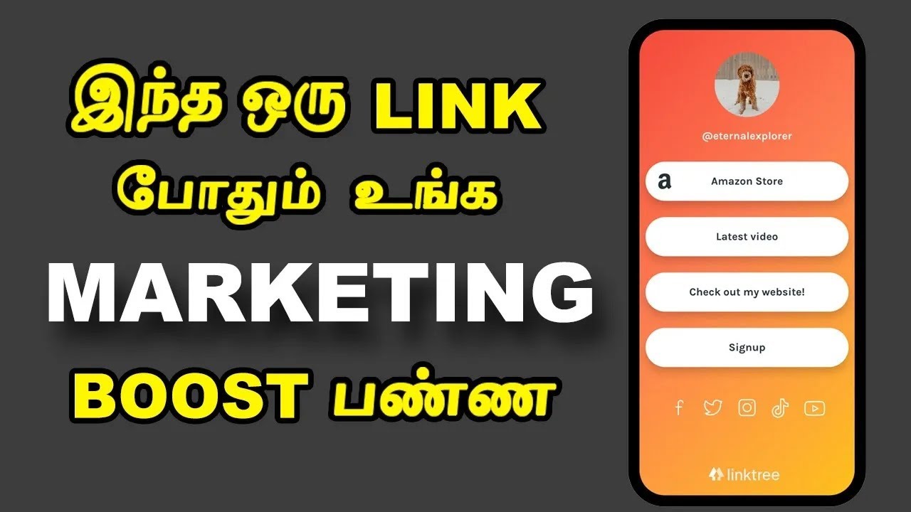 Linktree | How To Start A Marketing Business | Linktree Tool Explained | Linktree in Tamil ...