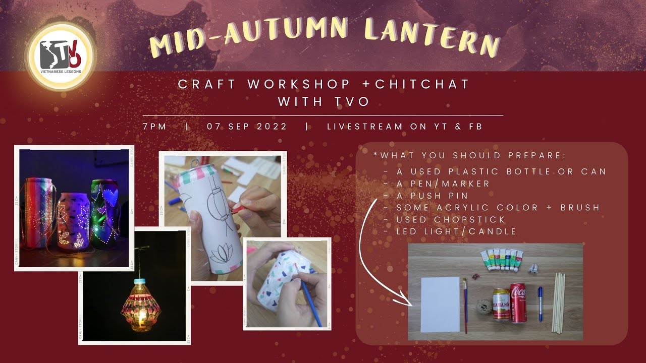 DIY with TVO | Make Mid-autumn lanterns & Chit chat with TVO - YouTube