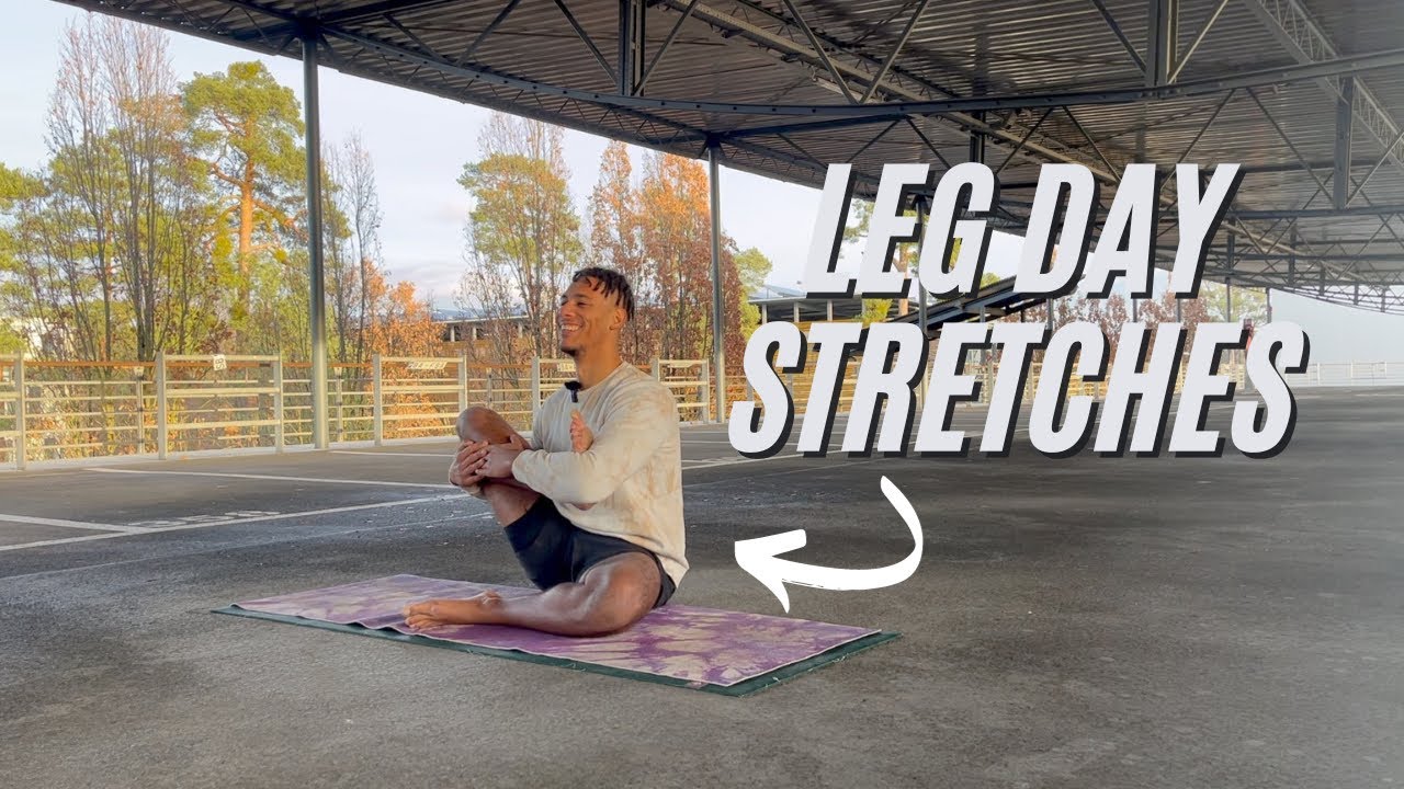 Easy Stretches After Leg Day Workout - 5 Minute Yoga - YouTube