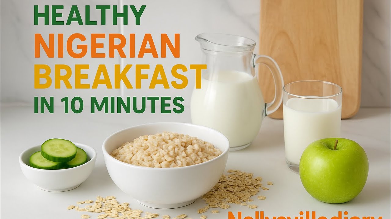 Healthy Nigerian Breakfast in 10 Minutes | High Fiber & Protein Meal ...
