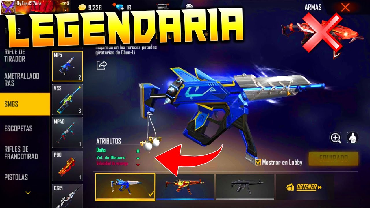 🔥 YA SALIO! NUEVA MP5 STREET FIGHTER EN FREE FIRE *MUY FUERTE* YA LA ...