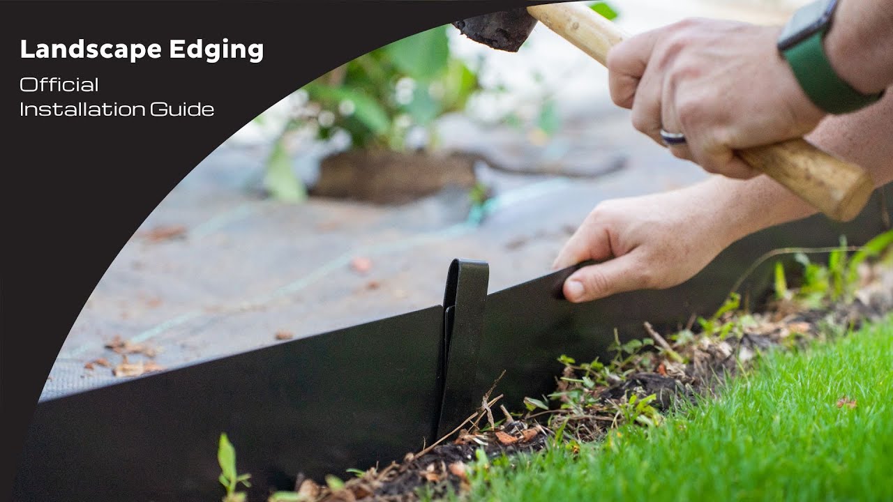 Step-by-Step Guide: Installing Tie Down's Landscape Edging for a ...