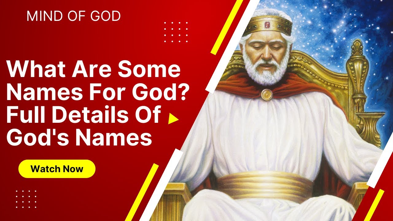 What Are Some Names for God? - Full Details Of God's Names - YouTube