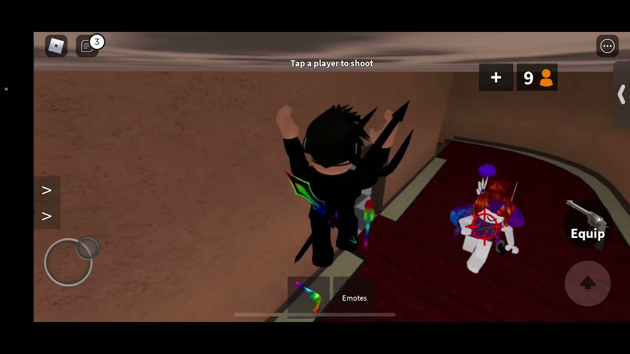 SNIPED HIM IN DARK HALLWAY! (MM2) - YouTube