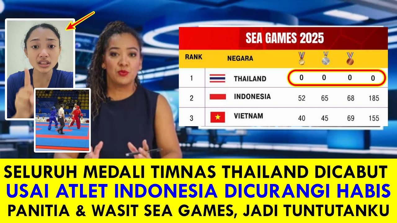 FAKTA BESAR TERBONGKAR 🔵 Medali Sea Games Host Dibatalkan Usai Atlet ...