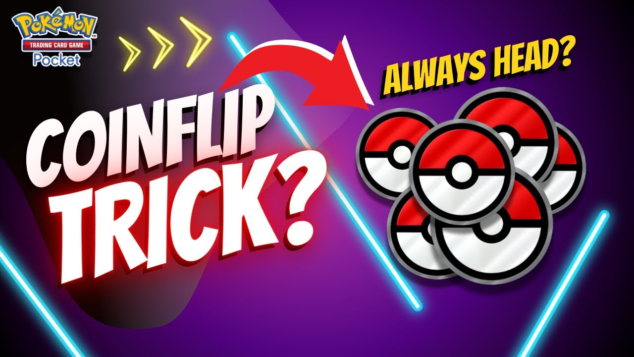 Flipping 100 COINS So You Don't Have To | Pokemon TGC Pocket Coin Flip ...