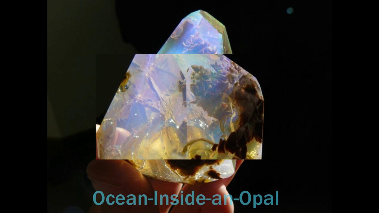 Ocean Inside an Opal, opal diy, ocean diy, - YouTube
