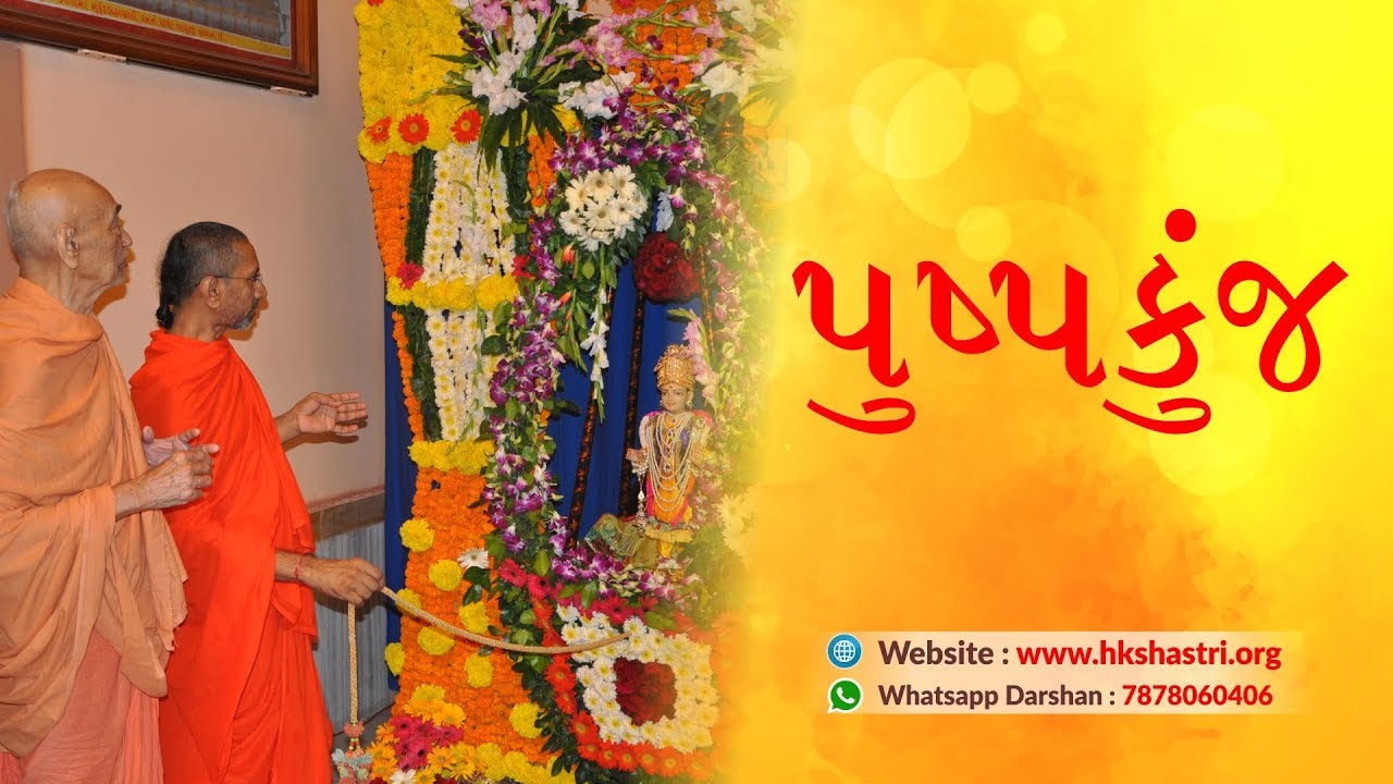 Hindola Darshan | Creative Flowers Hindola | Pushpkunj Hindola | HK ...