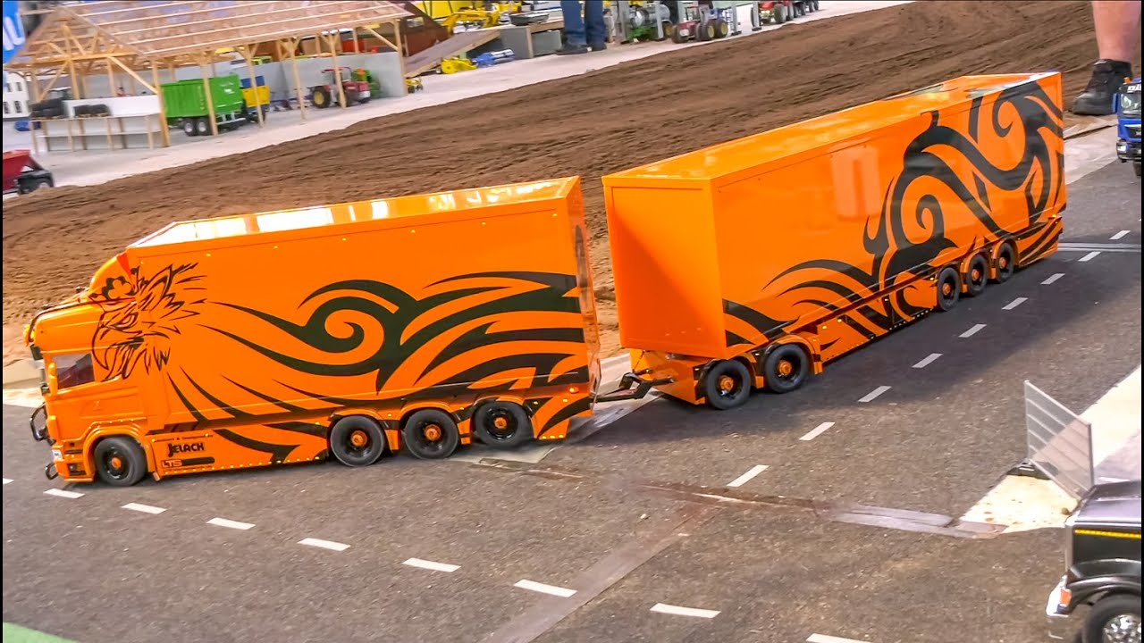 MEGA RC TRUCKS - RC RIGS COLLECTION - HAND MADE EXCAVATOR! - YouTube