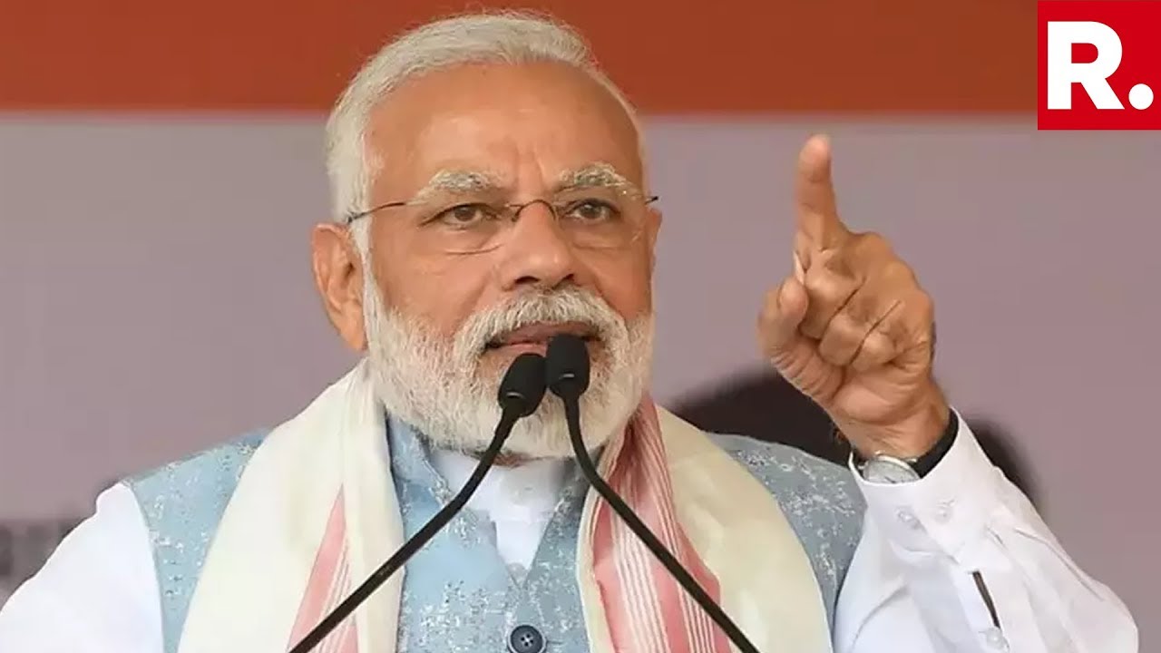 PM Narendra Modi Addresses At Chandrodaya Mandir In Vrindavan - YouTube