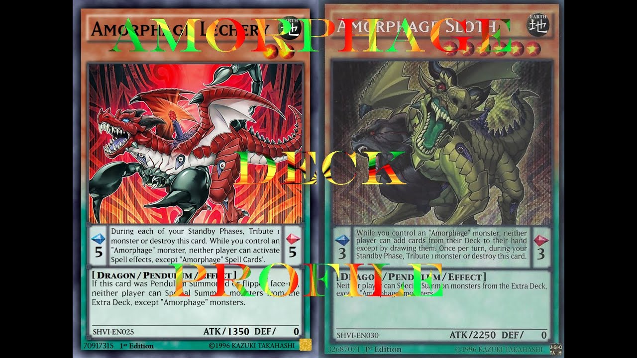 Yugioh Amorphage Deck Profile June 2016 - YouTube