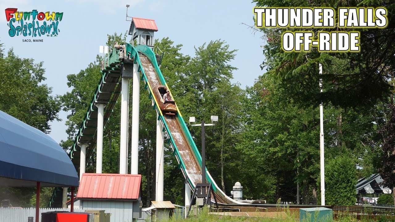 Thunder Falls Log Flume Off-Ride Footage, Funtown U.S.A. Hopkins Log ...
