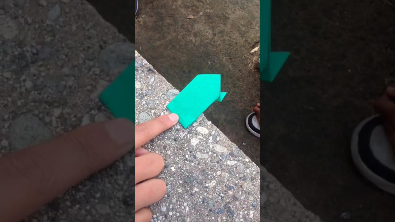 Rip paper frog - YouTube