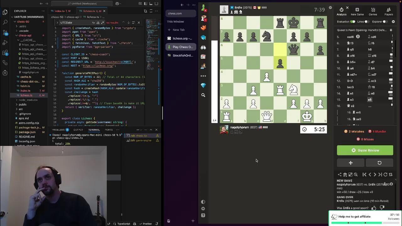 Coding Chess Analysis from Scratch - YouTube