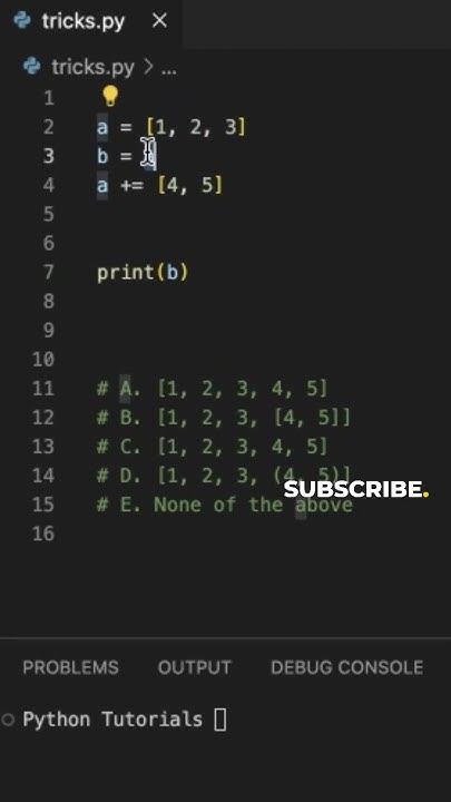 Python Puzzlers: A Brain Teaser Quiz to Boost Your Coding Skills New Series - 38 #python - YouTube