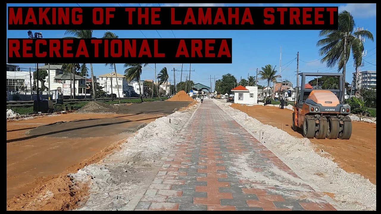 🇬🇾 Guyana Walk | Making of the Lamaha Street Recreational Area 🇬🇾 - YouTube